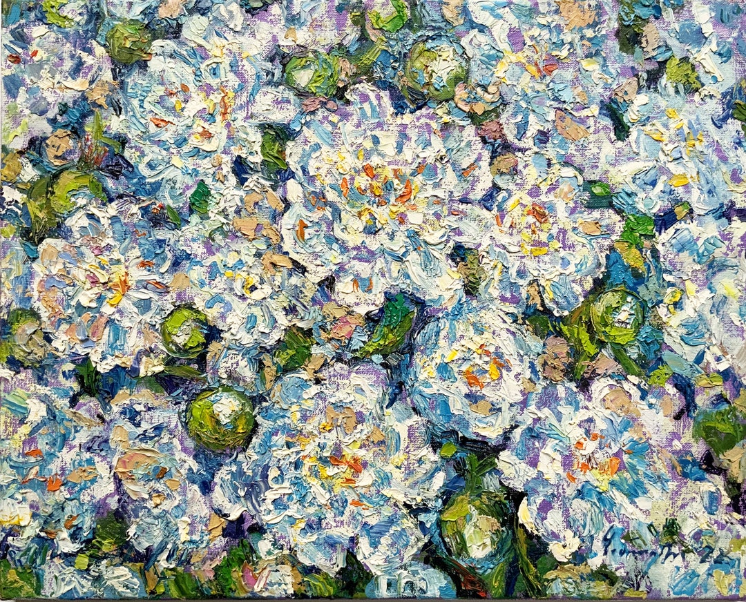 Impressionist Original Oil Painting on Canvas by a Ukrainian Artist A ...