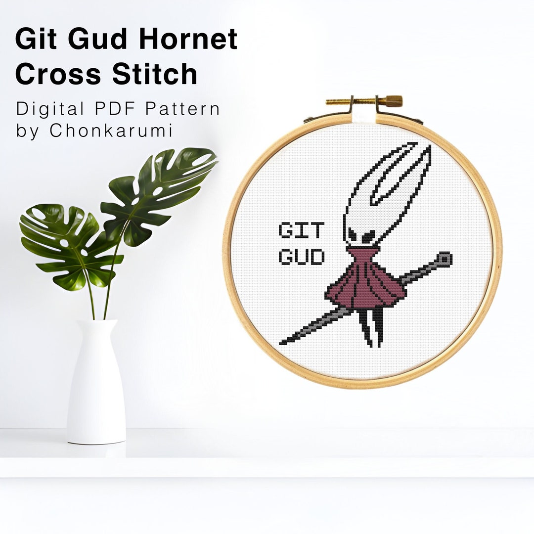Knight Git Gud Cross Stitch Pattern Digital PDF - Etsy