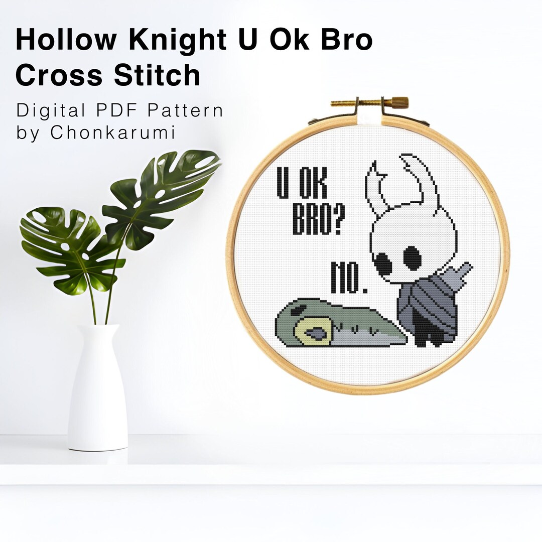 Knight Grub U Ok Bro Cross Stitch Pattern Digital PDF - Etsy