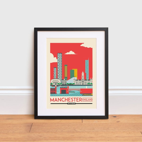 Manchester Print - Etsy UK