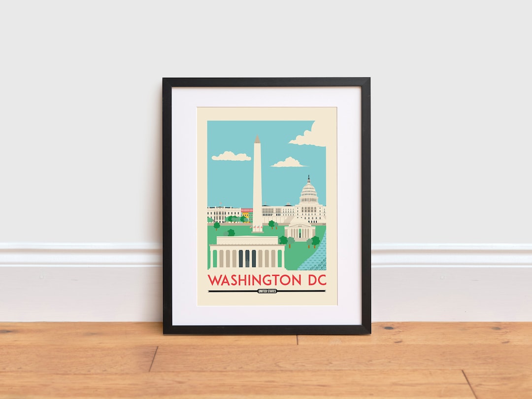 Washington DC Print - Washington DC Poster - DC Print - United States ...