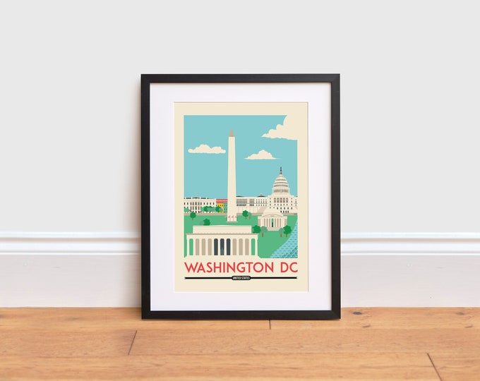Washington DC Print - Washington DC Poster - DC Print - United States ...