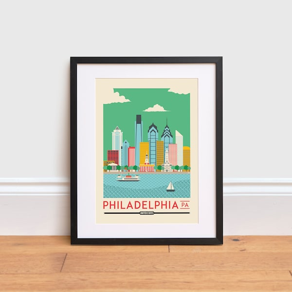 Philadelphia Poster - Etsy
