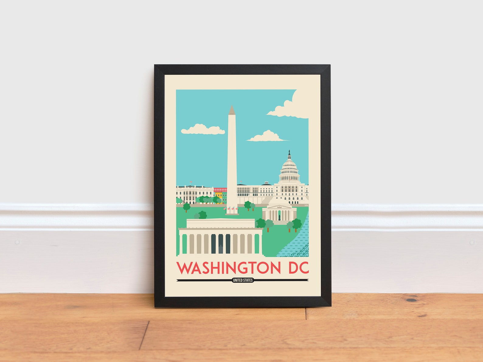 Washington DC Print Washington DC Poster DC Print United - Etsy