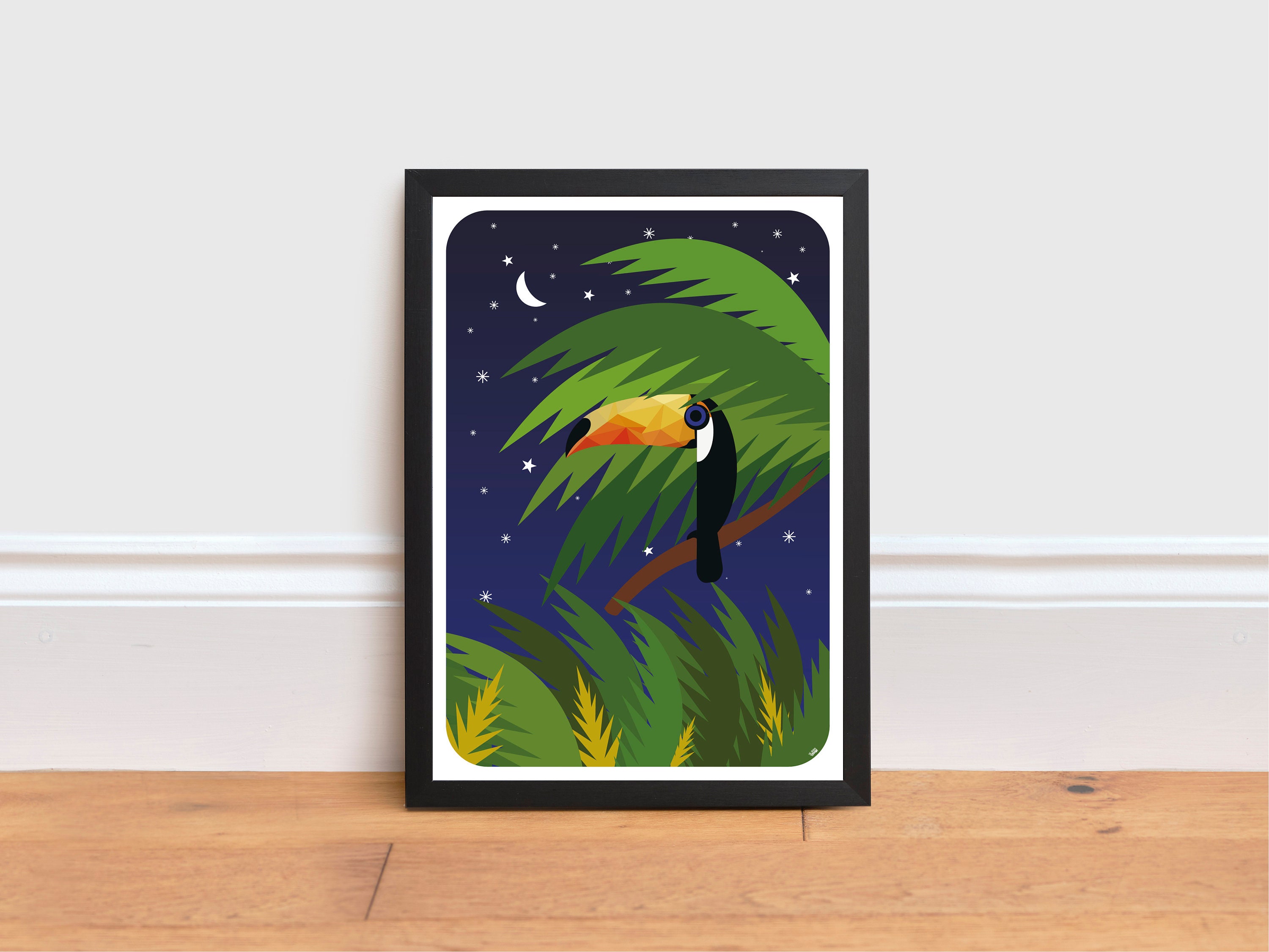 Toucan Print Toucan in the Jungle Poster Toucan | Etsy UK
