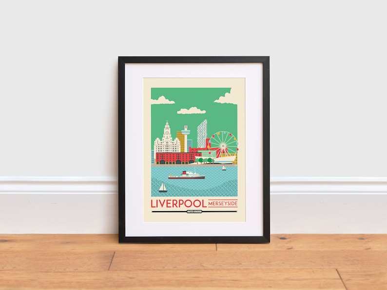 Liverpool Print Liverpool Poster Liverpool Wall Art Print - Etsy UK
