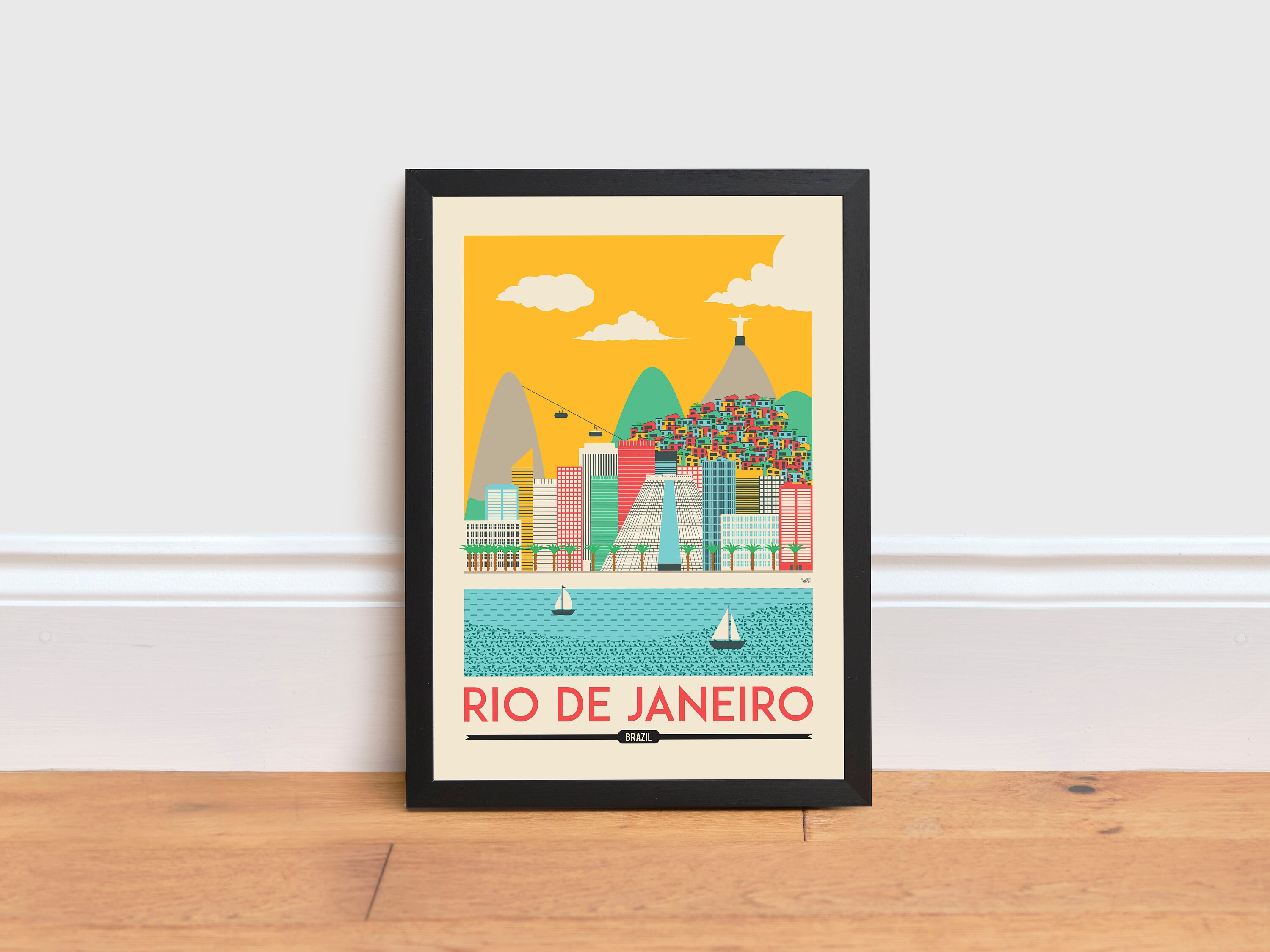 Rio Print Rio De Janeiro Poster Rio Wall Art Print - Etsy