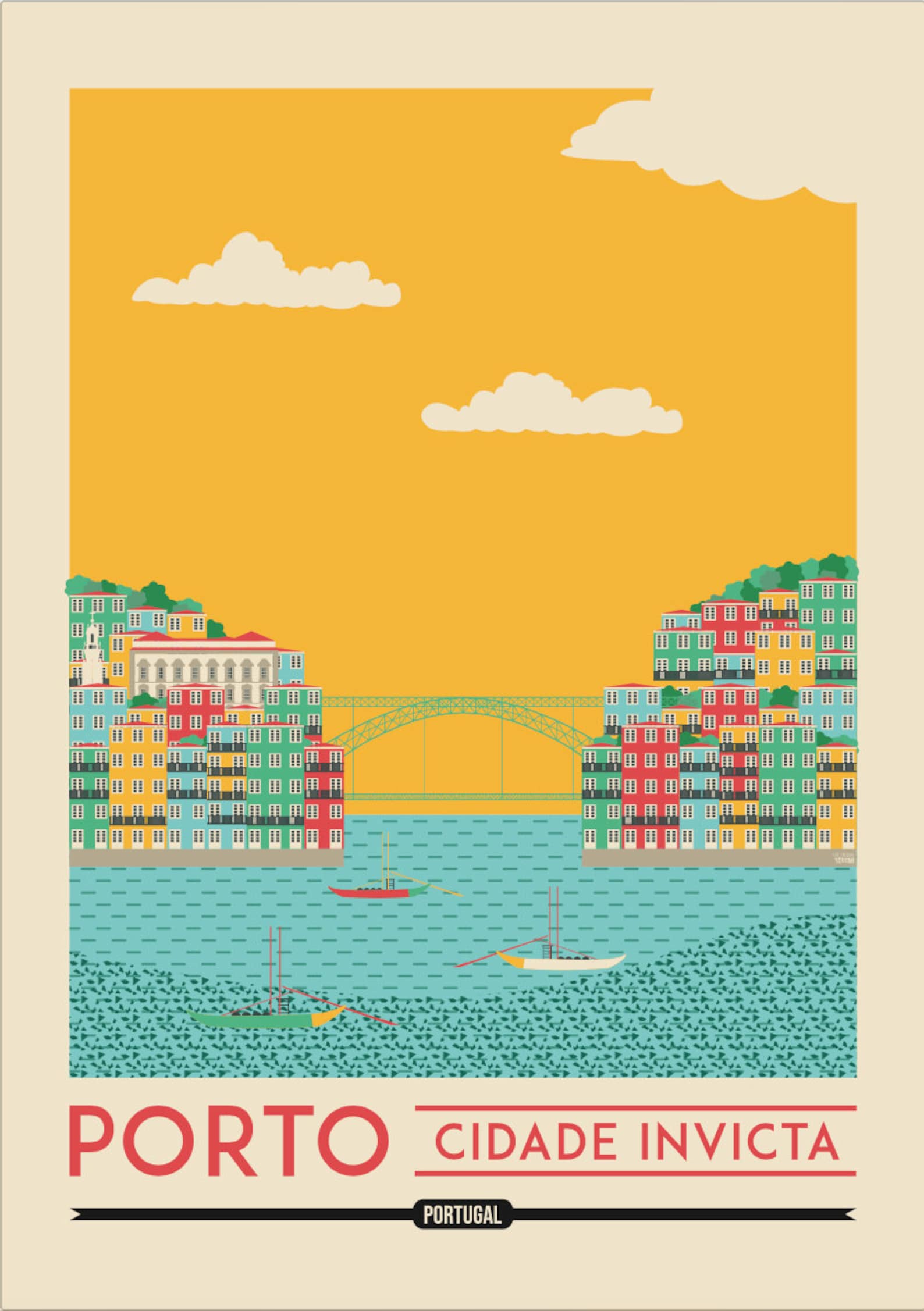 Porto Print Porto Poster Porto Wall Art Print Portugal - Etsy