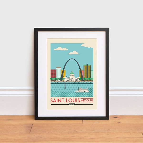 St Louis Poster - Etsy