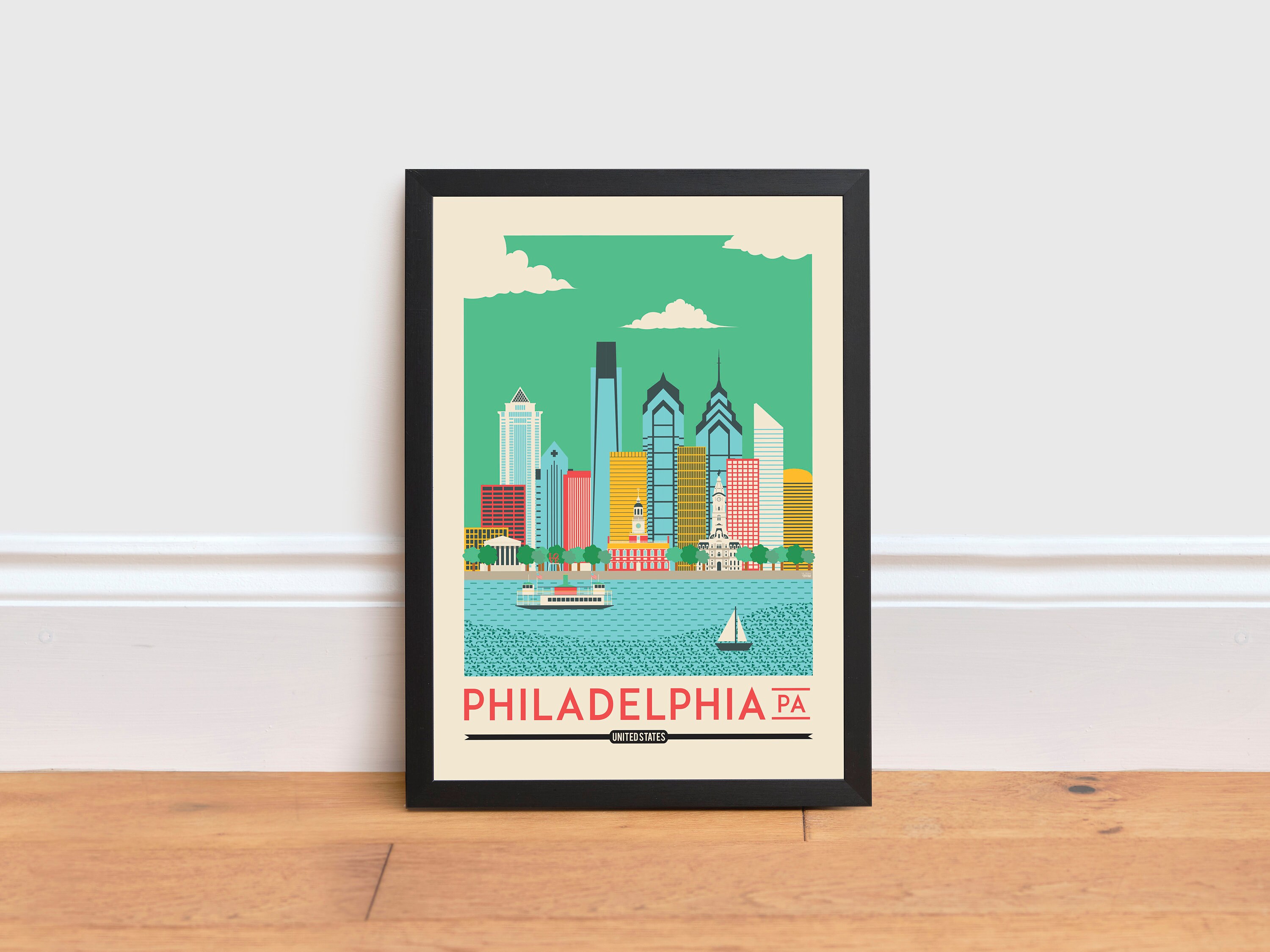 Philadelphia Print Philadelphia Poster Philadelphia Wall | Etsy