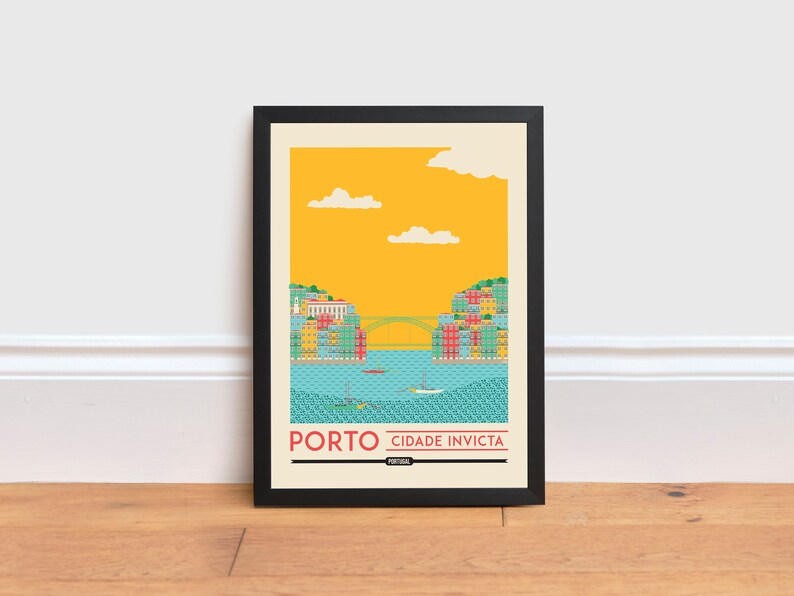 Porto Print Porto Poster Porto Wall Art Print Portugal - Etsy