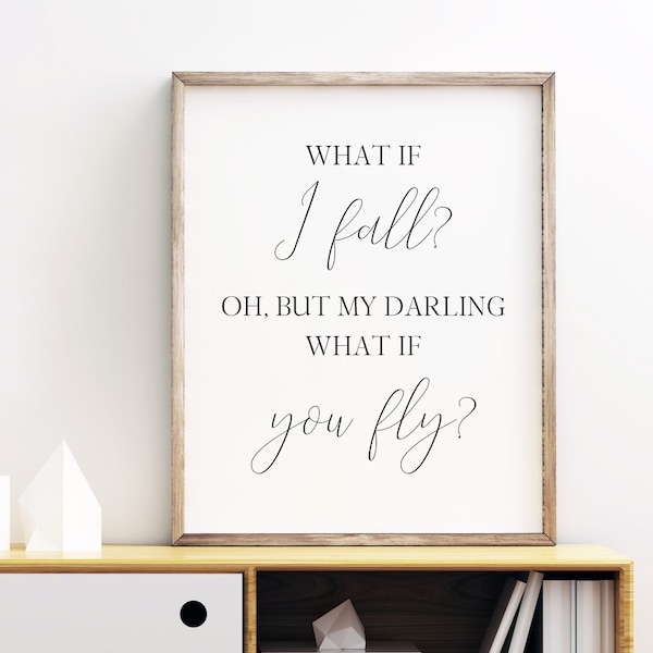 What If I Fall - Etsy