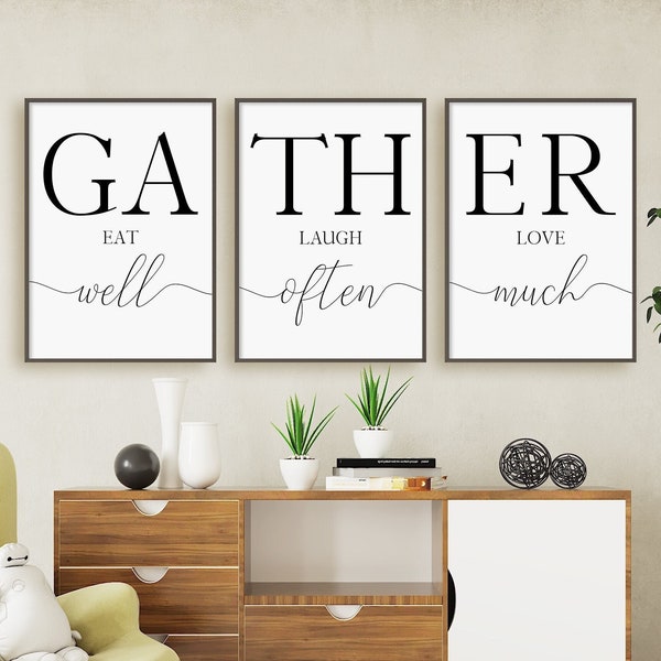 Gather Eat Laugh - Etsy