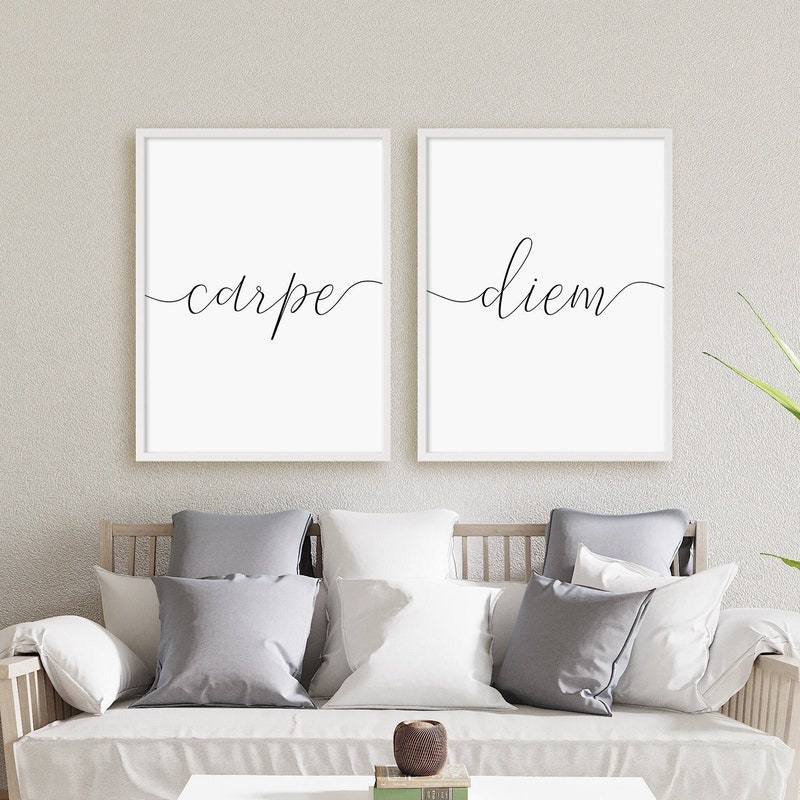 Carpe Diem Poster - Etsy