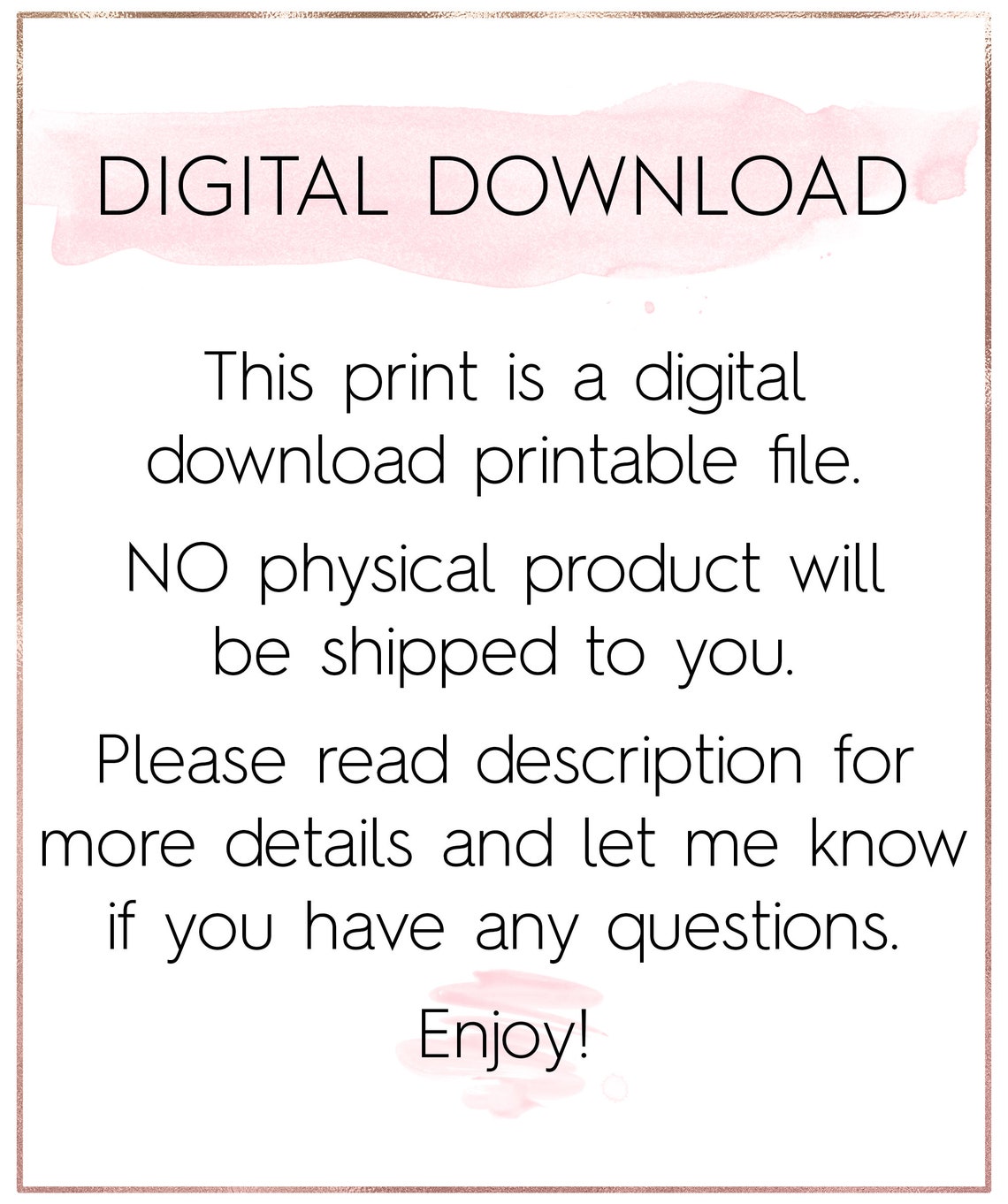 Couple Names and Initials Printable Set of 3 Prints, Custom Print Set ...