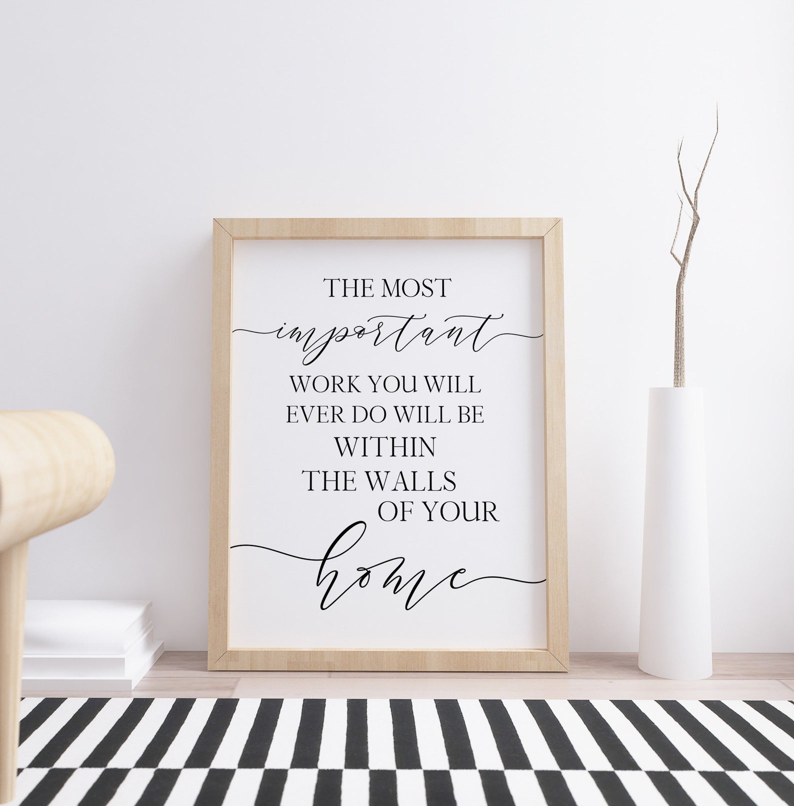 The Most Important Work You Will Ever Do Printable Digital - Etsy