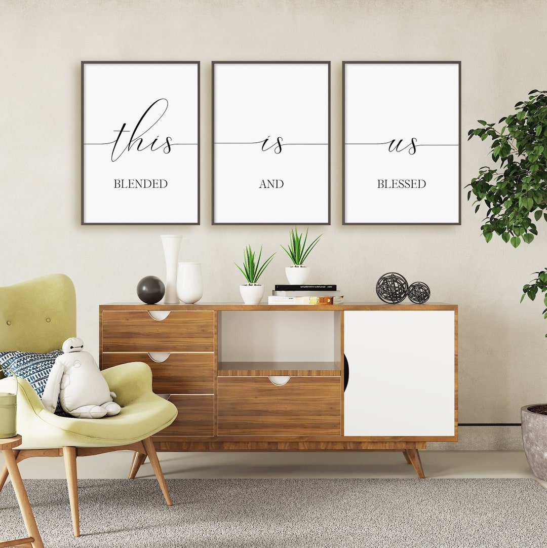 This is Us Blended and Blessed Print Set, Set of 3 Prints, Blended ...