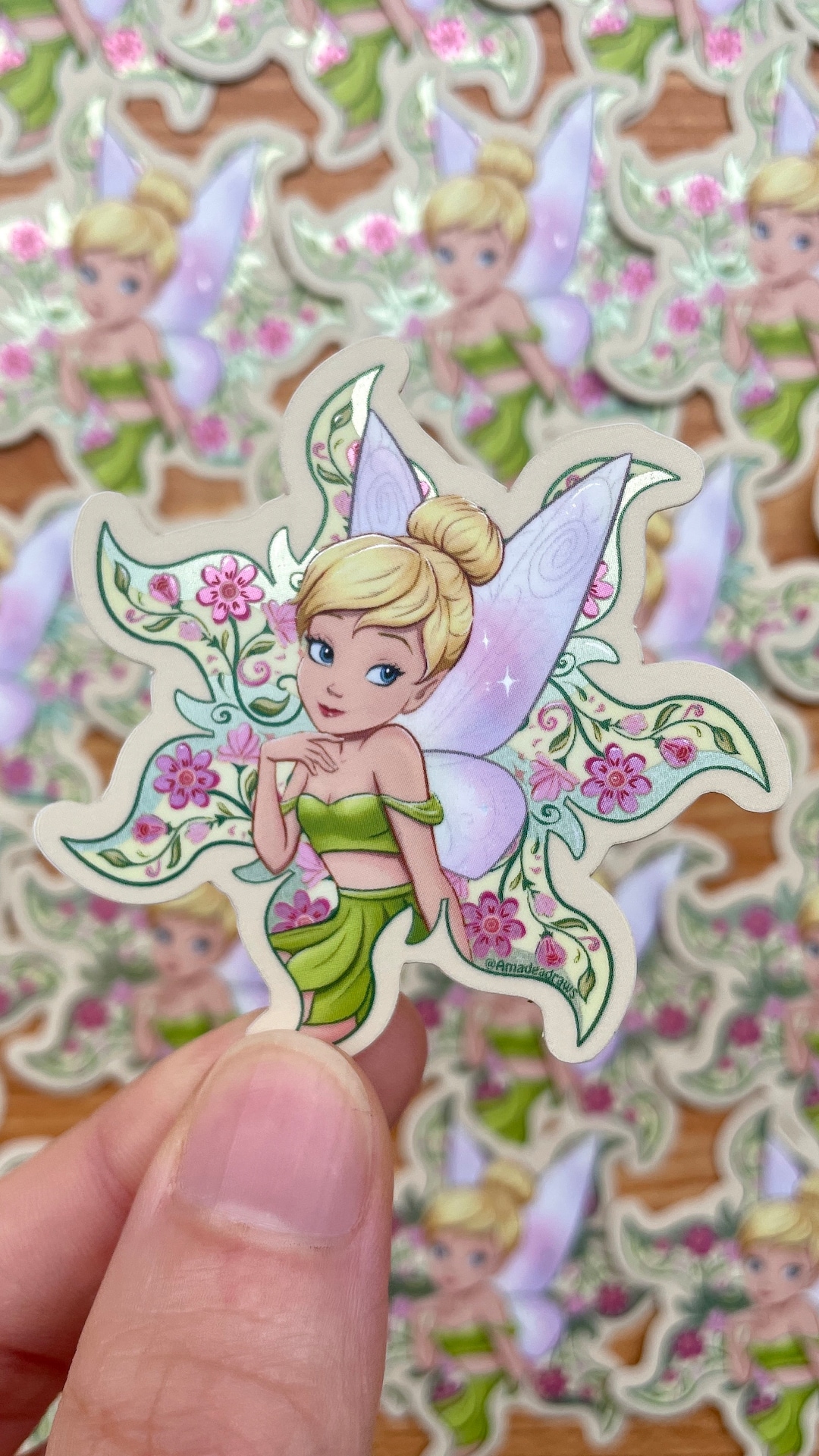 Fairy Princess Holographic Sticker - Waterproof Laptop Decal - Etsy