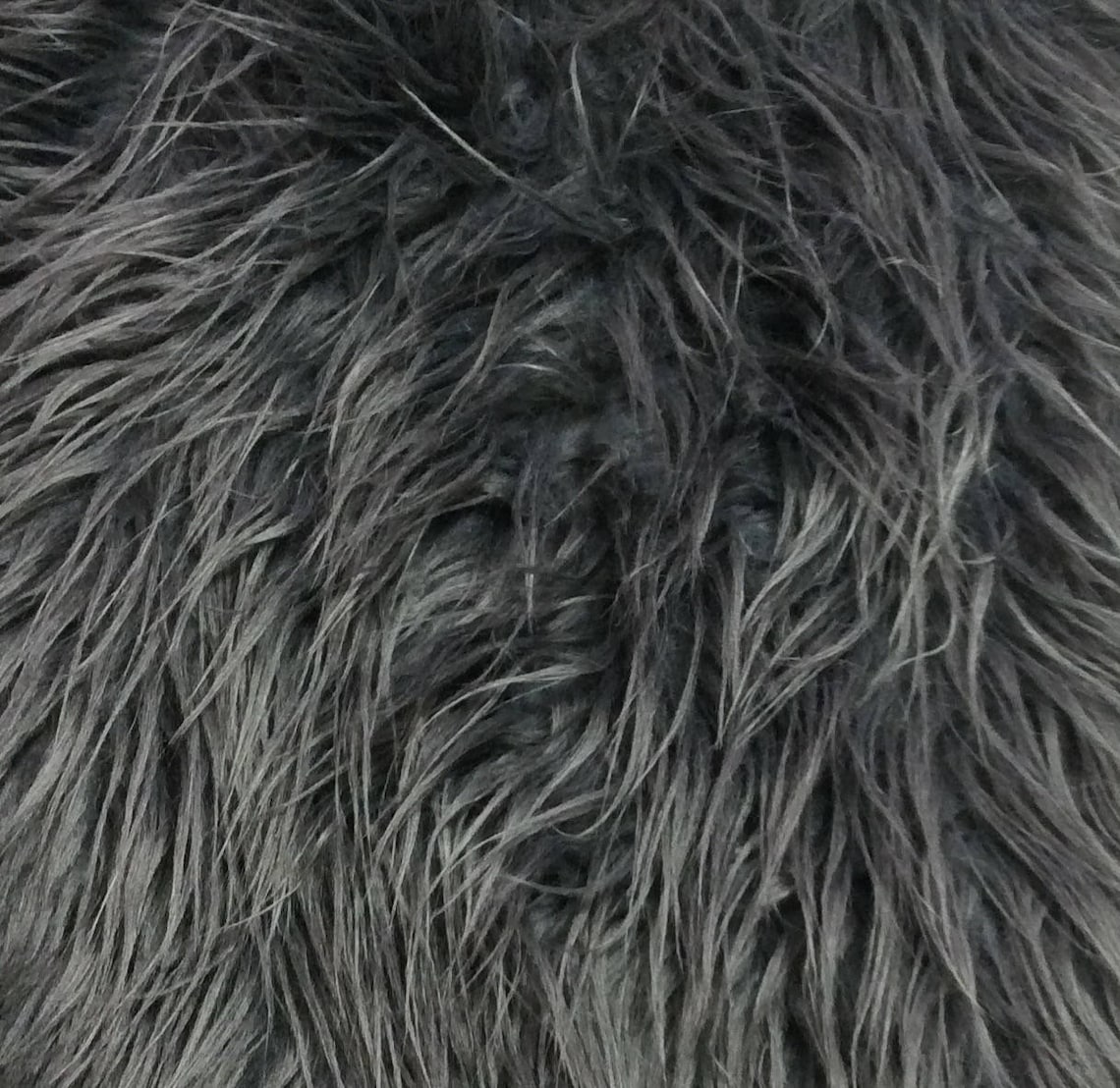 Fur Pillow Gray Fur Pillow Charcoal Grey Faux Fur Pillow - Etsy