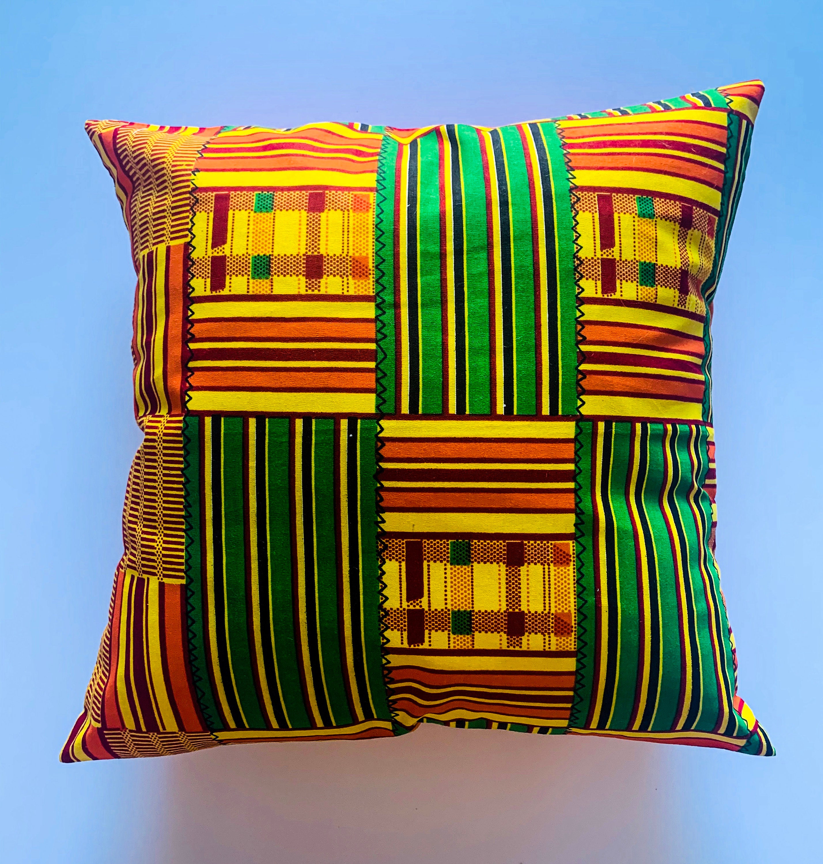 African Print Pillow, African Pillow Cover, Ethnic Decor, African Print ...