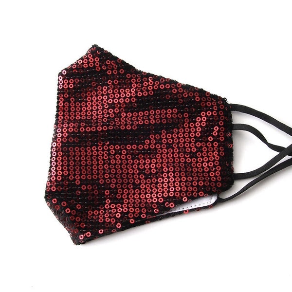 Bling Face Mask With Filter - Etsy