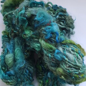 Tropical Ocean, Yarn, Hand Dyed Yarn, Hand Spun Yarn, Rustic Yarn ...