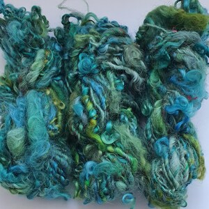 Tropical Ocean, Yarn, Hand Dyed Yarn, Hand Spun Yarn, Rustic Yarn ...