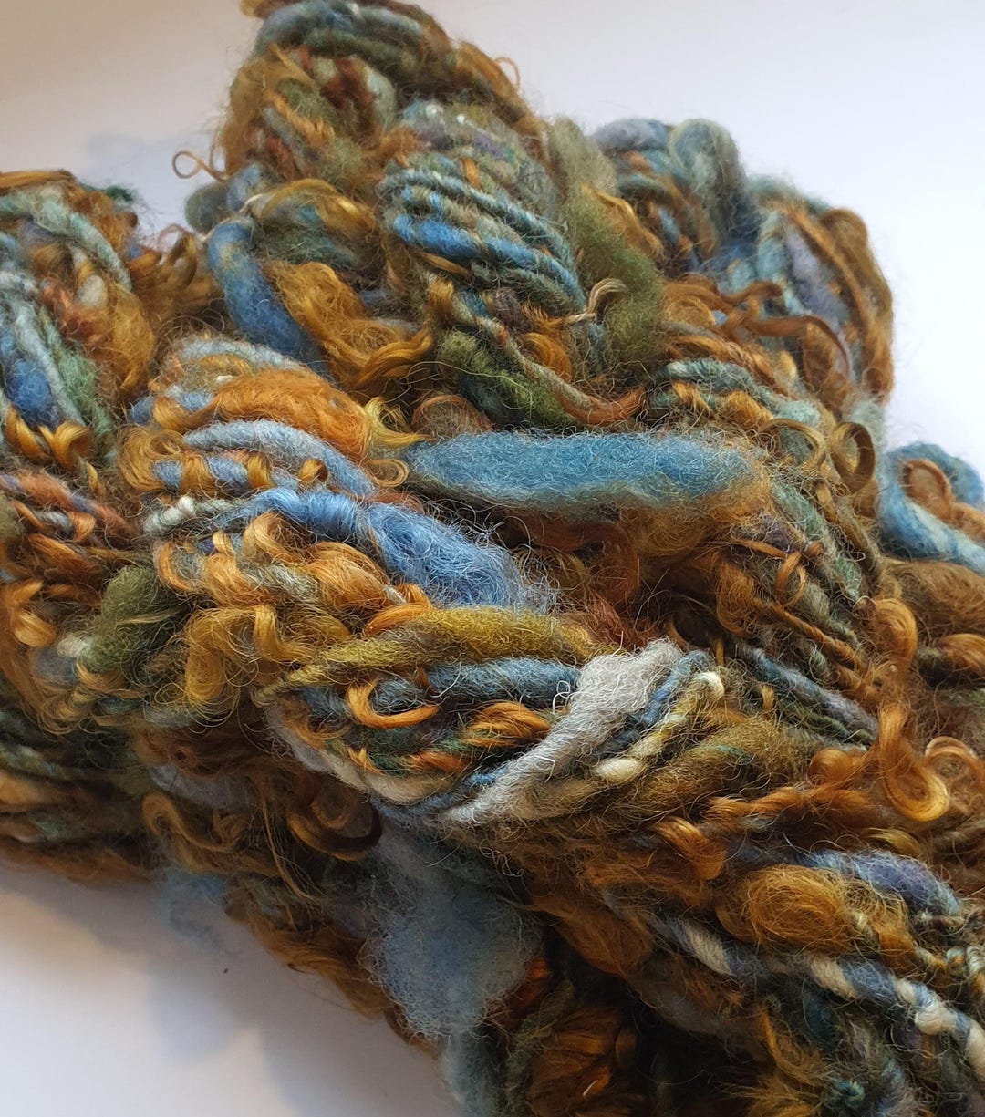 Border Terriers Under Blue Skies, Yarn, Hand Dyed Yarn, Hand Spun Yarn ...