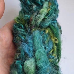 Tropical Ocean, Yarn, Hand Dyed Yarn, Hand Spun Yarn, Rustic Yarn ...