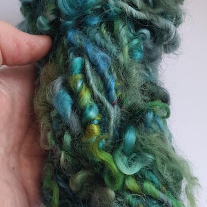 Tropical Ocean, Yarn, Hand Dyed Yarn, Hand Spun Yarn, Rustic Yarn ...