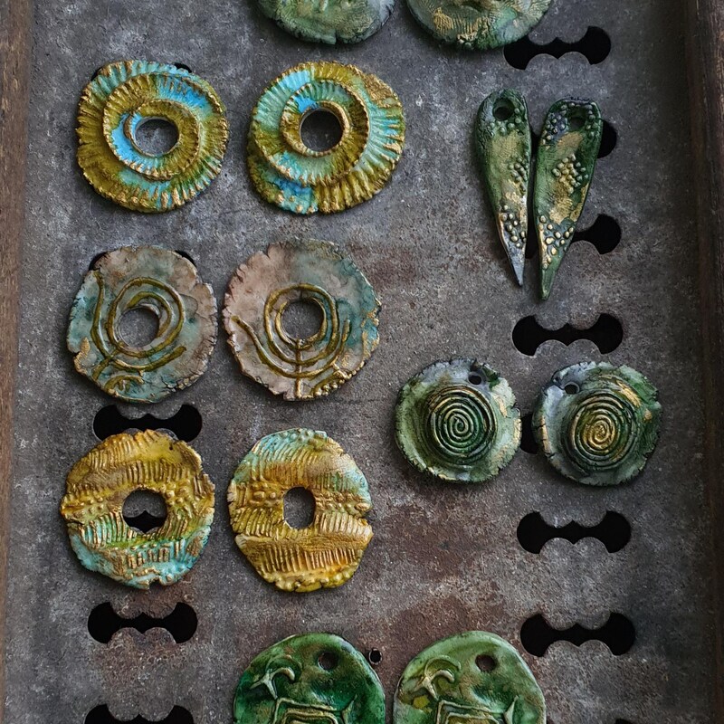 Amulet Earrings - Etsy