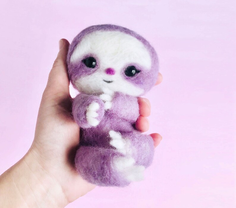 Baby Sloth Lavender Lu - Etsy