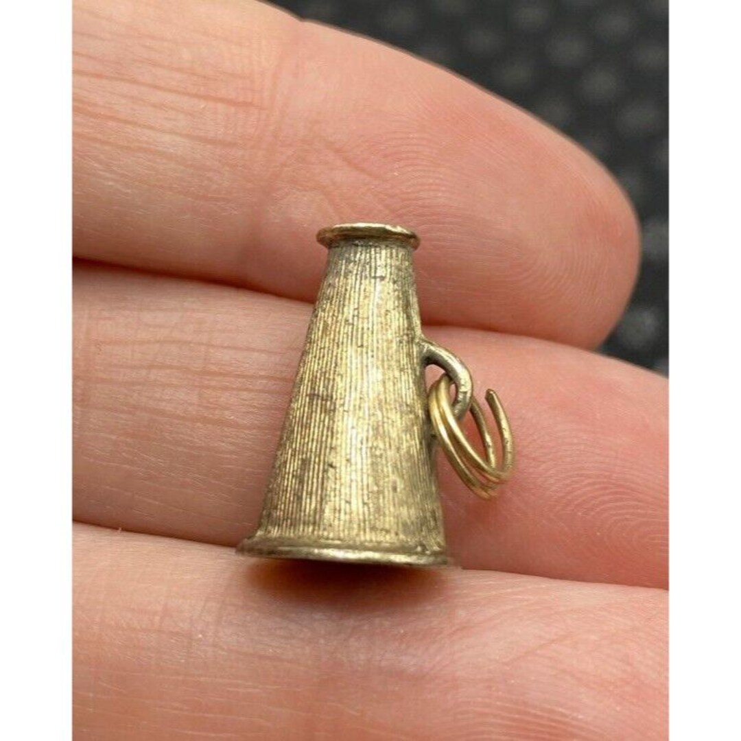Vintage Sterling Silver Megaphone Cheerleader Cheer Charm 3.2g - Etsy