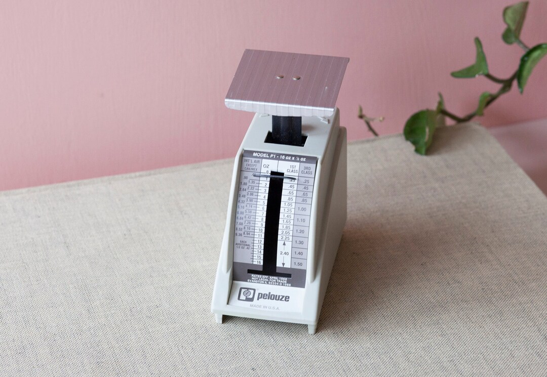Vintage First Class Mail Scale 1980's Vintage Office - Etsy