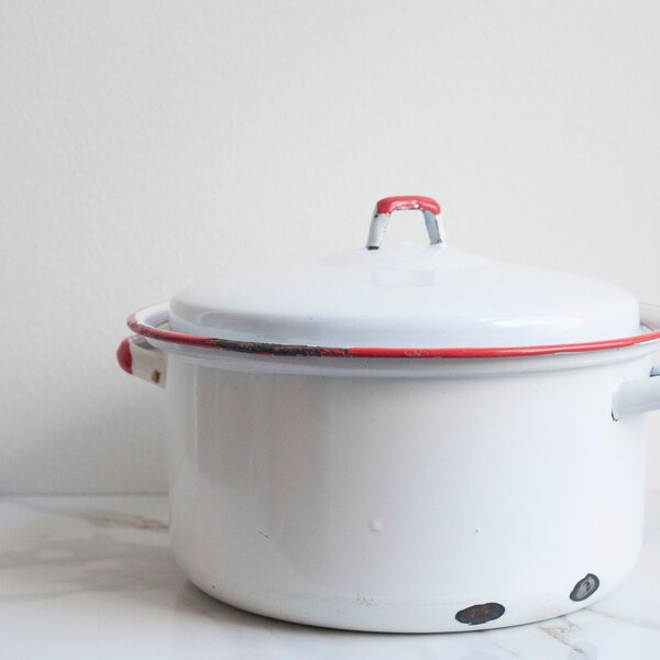 Enamelware Stock Pot - Etsy