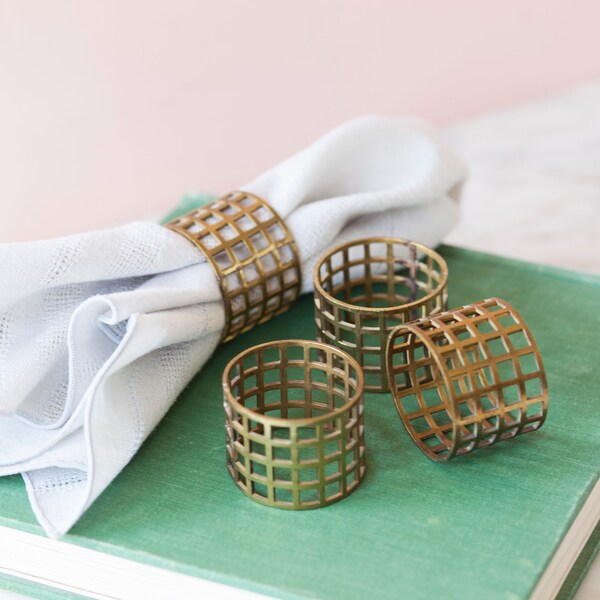 Metal Napkin Rings - Etsy