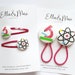 Science Theme Hair Accessories, Hair Clips, Microscope, Atom Hair Slide ...