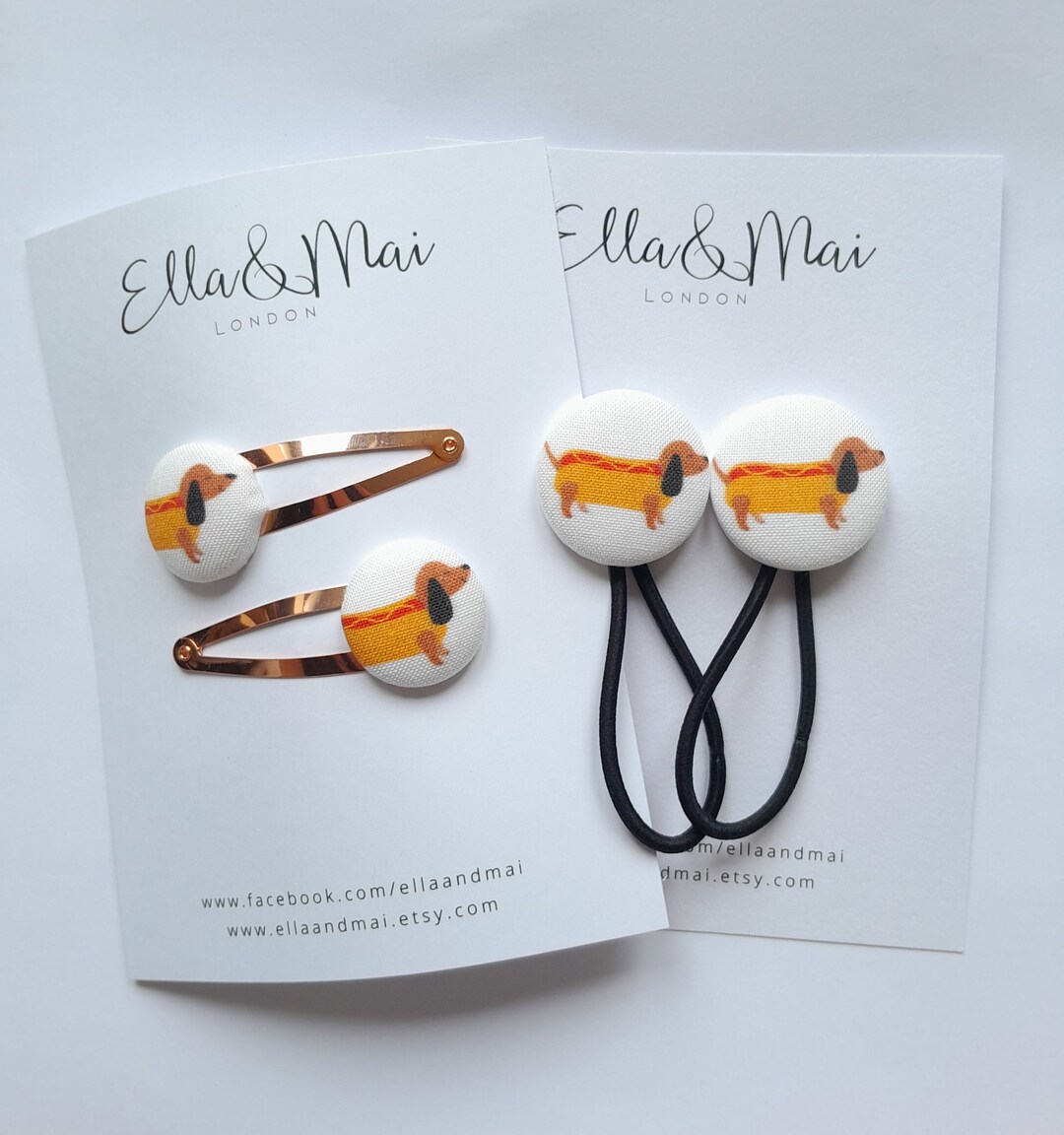 Dachshund Hair Clips, Sausage Dog Hair Clips, Stocking Fillers ...