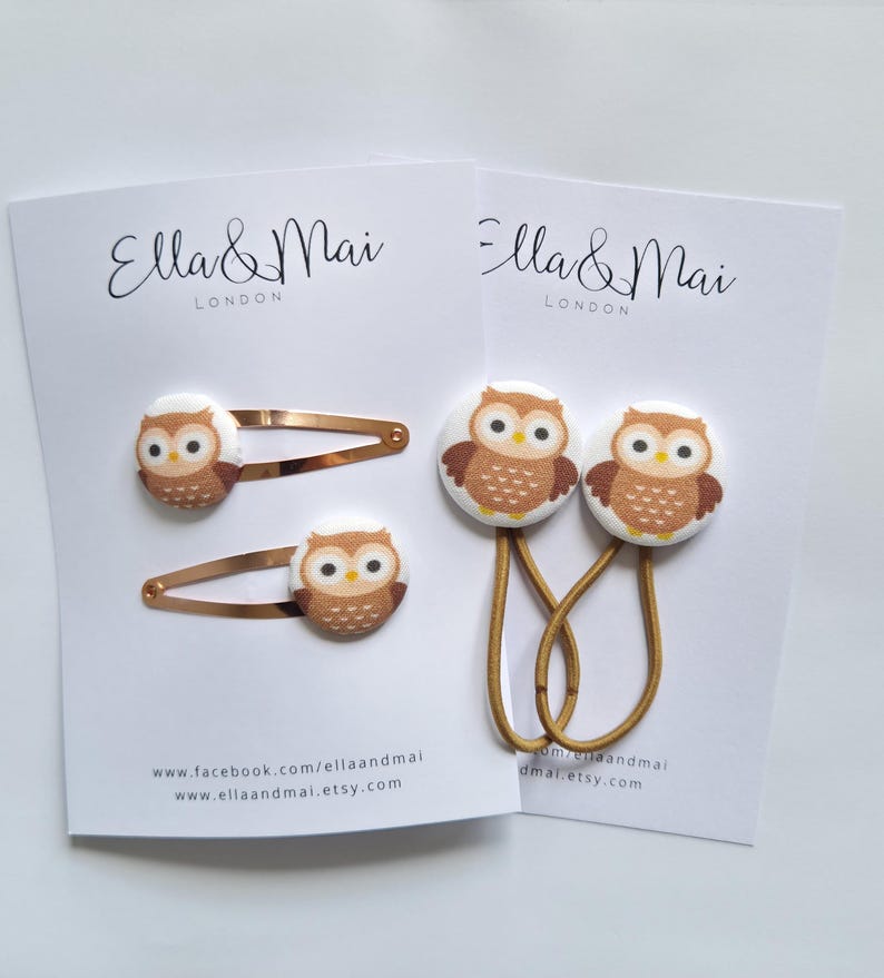 Owl Hair Tie, Owl Hair Slide, Owl Hair Bobbles, Owl Hair Clips ...