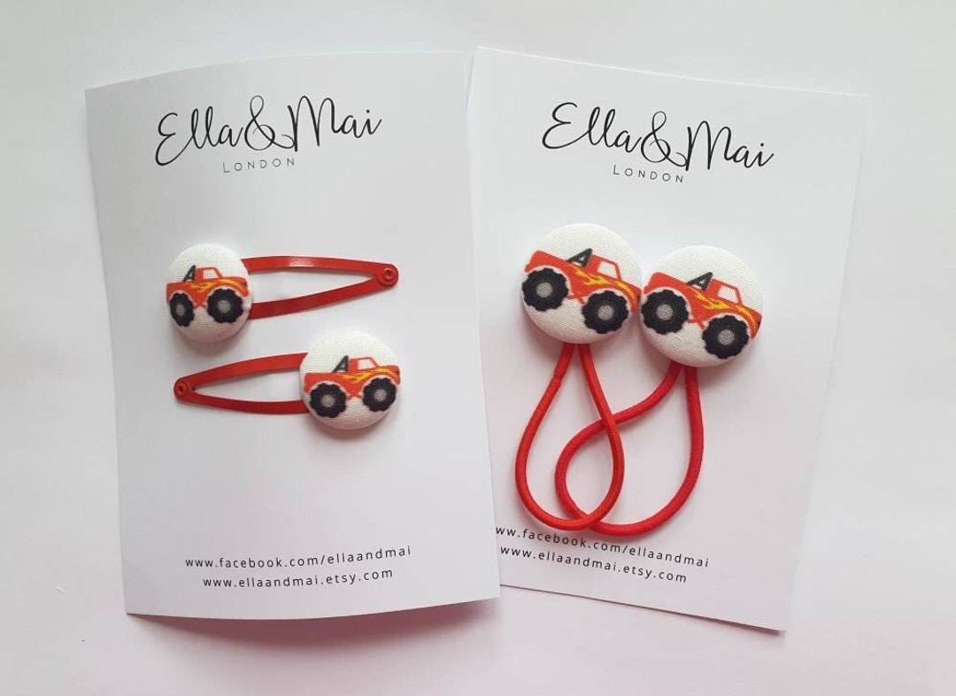 Truck Hair Clip, Truck Hair Ties,car Hair Clips,snap Clips, Clips for ...