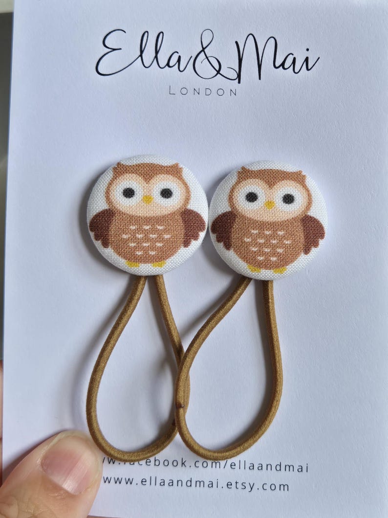 Owl Hair Tie, Owl Hair Slide, Owl Hair Bobbles, Owl Hair Clips ...