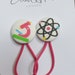 Science Theme Hair Accessories, Hair Clips, Microscope, Atom Hair Slide ...