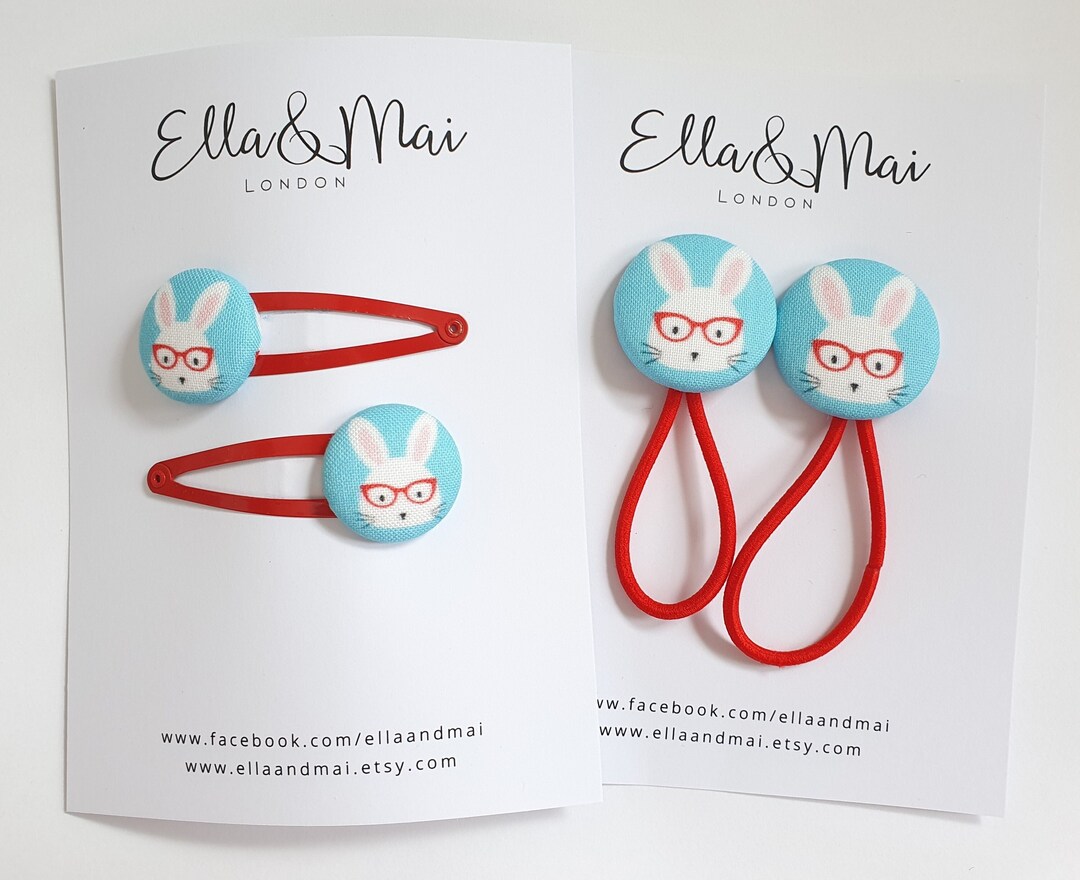 Bunny Hair Bobbles, Hair Clips, Bunny Hair Ties, Girls Hair, Glasses ...