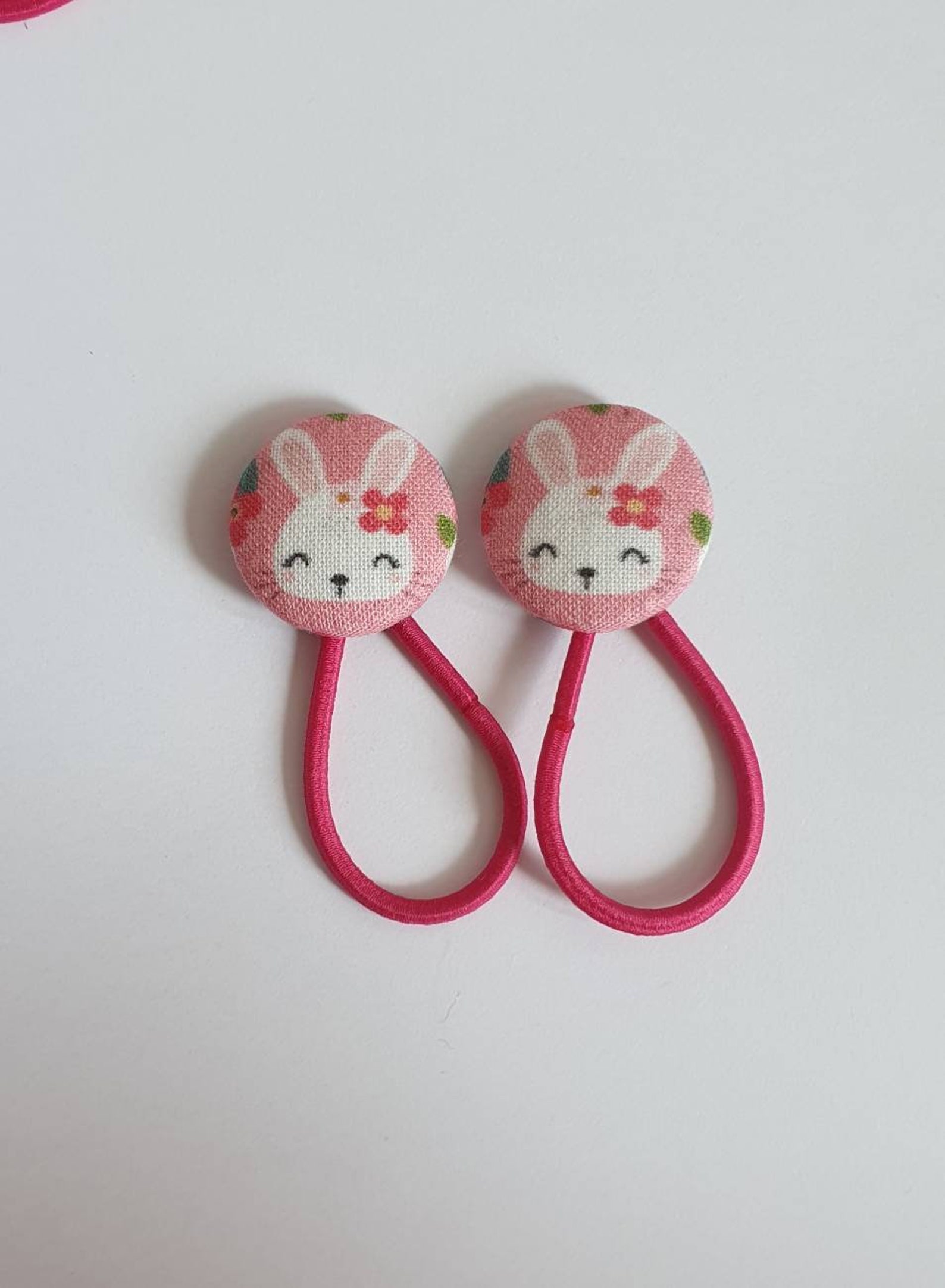 Bunny Hair Clips, Bunny Hair Bobbles, Hair Ties, Ponytail Holder ...