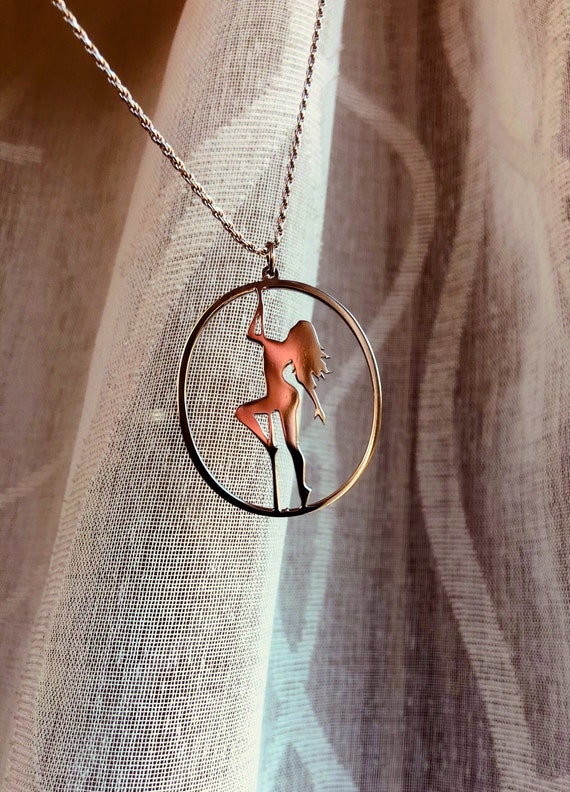 Gift for Her Pole Dance Pole Dance Necklace Pilone | Etsy