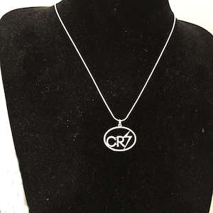 SALE! CR7 Pendant, Cristiano Ronaldo Necklace, Necklace Chain, Football ...