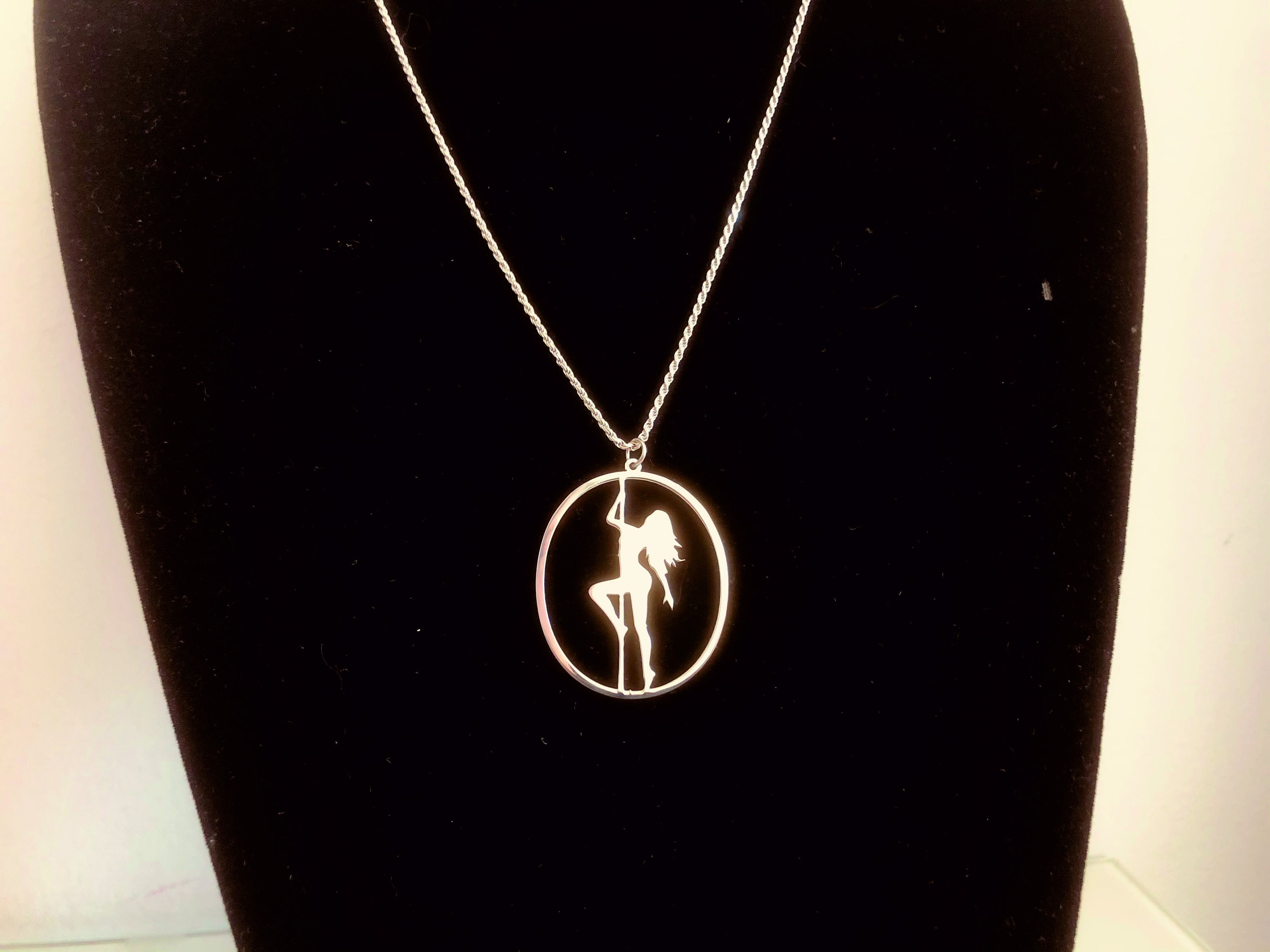 Gift for Her Pole Dance Pole Dance Necklace Pilone | Etsy