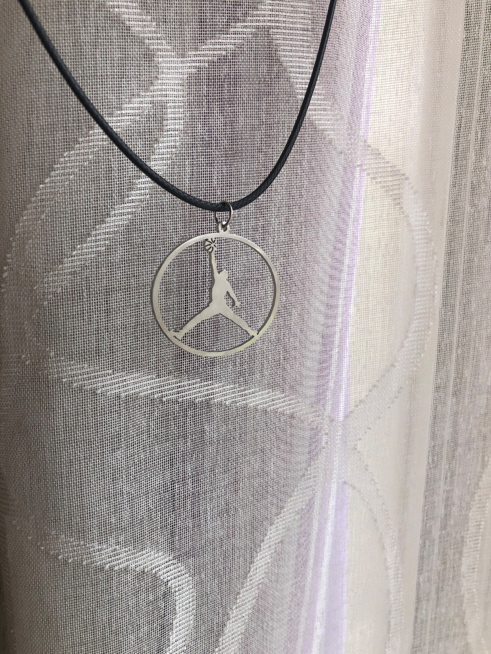 Michael Jordan Logo Basketball Jewelry Necklace NBA Logo - Etsy