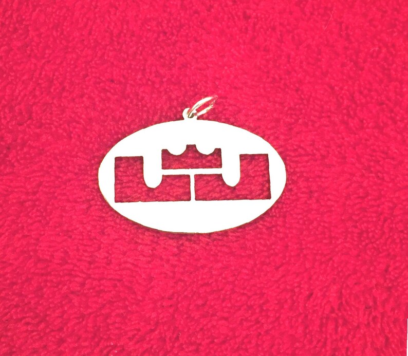 Lebron James Logo Symbol, NBA Pendant, Los Angeles Lakers Fans Jewelry ...