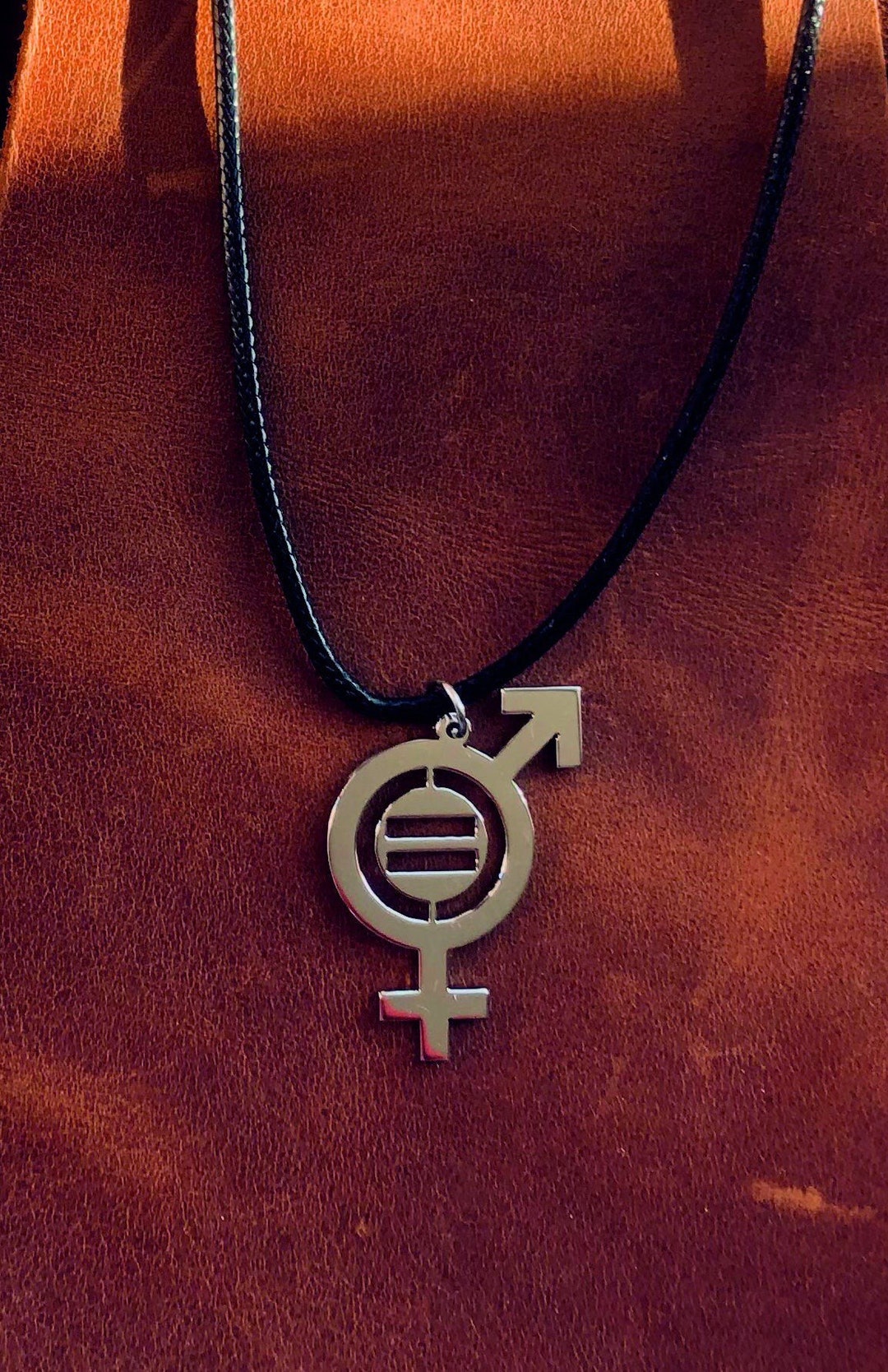 Gender Equality Symbol,feminist Necklace, Gift for Her, Woman Pendant ...